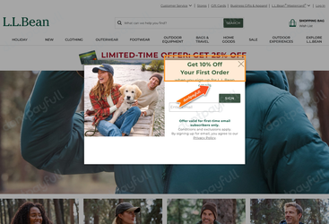 L.L.Bean Promo Codes - 15% Off Coupon January 2026