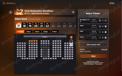 50% Off Regal Movies Promo Codes, Coupon Codes - 2025