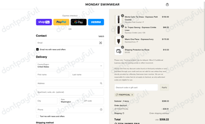 30% Off Monday Swimwear Discount Codes, Promo Codes