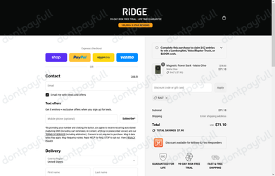 30% Off The Ridge Wallet Coupon Codes, Discount Codes