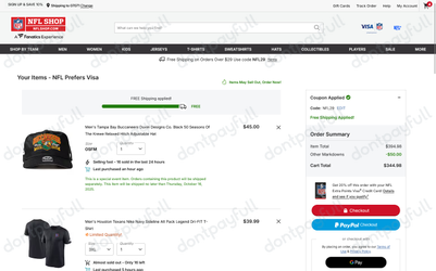 NFL Shop Coupons - 60% Off Promo Code December 2025