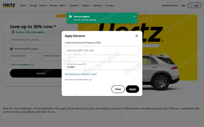 Hertz Coupons - 50% Off Promo Code December 2025