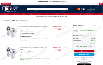 65% Off MLB Shop Coupons, Promo Codes - Nov 2025