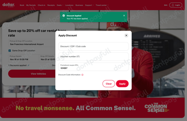 Dollar Car Rental Promo Codes - Get 30% Off in Dec 2025