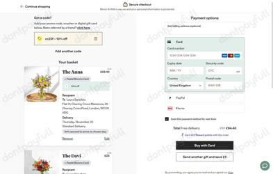 Bloom & Wild Discount Codes - Get 25% Off in Dec 2025