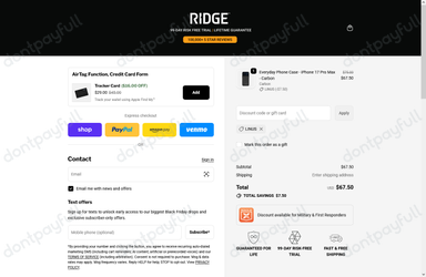 The Ridge Wallet Coupon Codes - Get 30% Off in Jan 2026