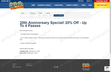 Splash Lagoon Promo Codes - Get 25% Off in January 2026