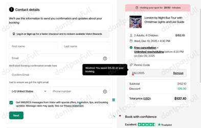 Viator Promo Codes - 25% Off Coupon Code Dec 2025