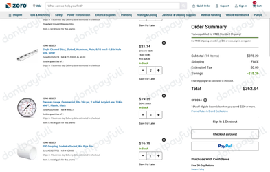 Zoro Coupon Codes - 20% Off Coupon December 2025