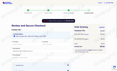 50% Off American Home Shield Promo Codes January 2026