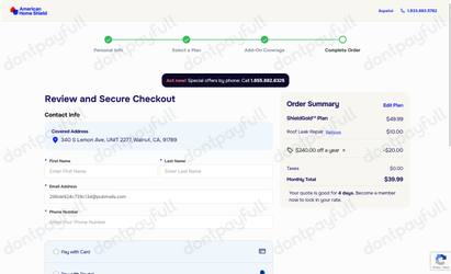 50% Off American Home Shield Promo Codes January 2026