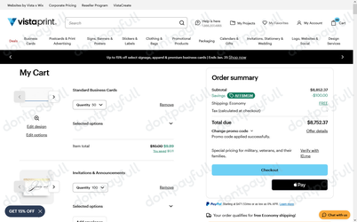 Vistaprint Coupons - 50% Off Coupon Code February 2026