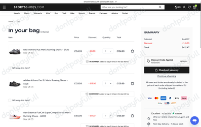SportsShoes Discount Codes - Get 15% Off in March 2026
